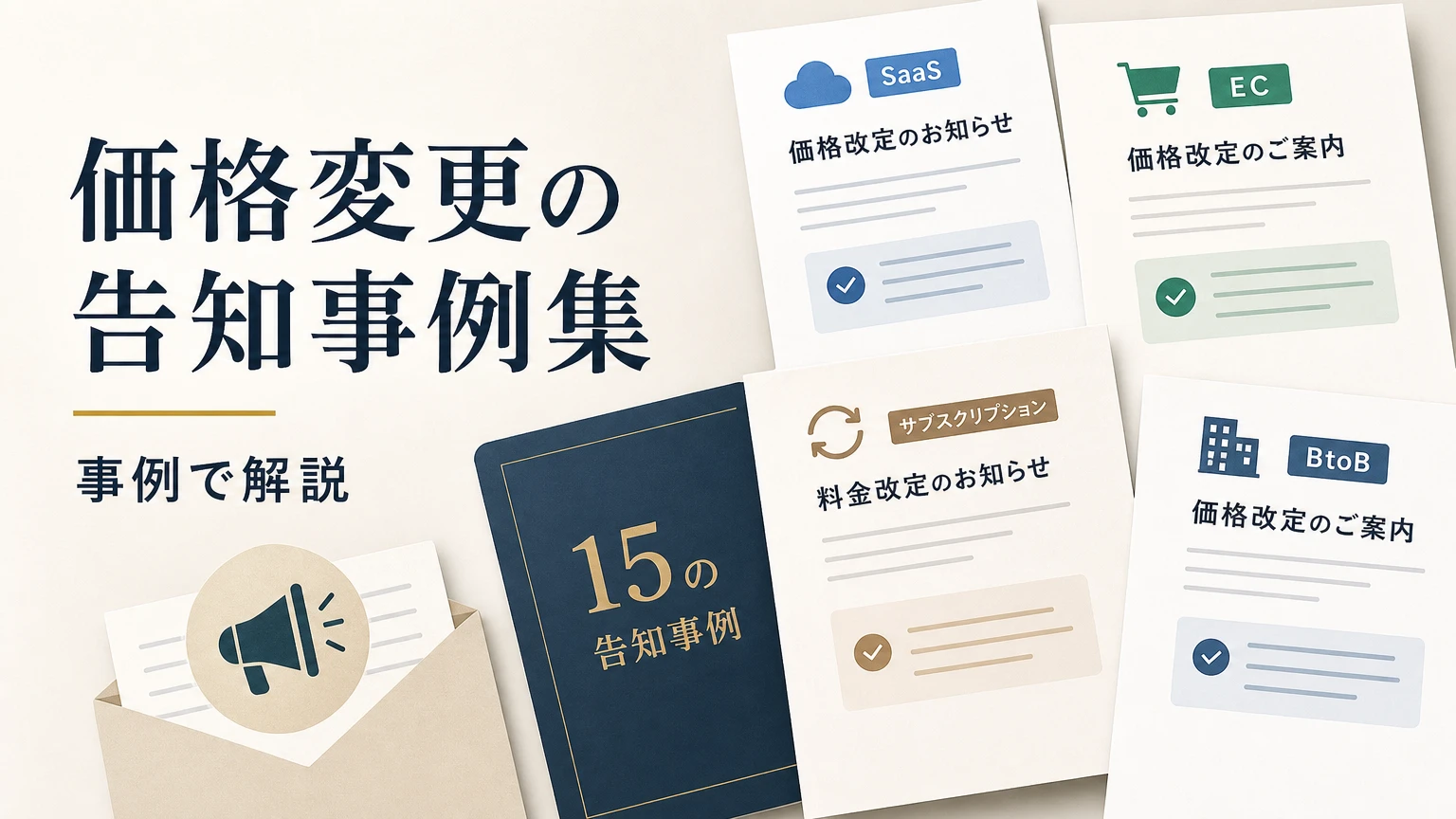価格改定のお知らせ例文・テンプレート｜業種・場面別の価格変更/値上げ案内文 | ネクサフロー